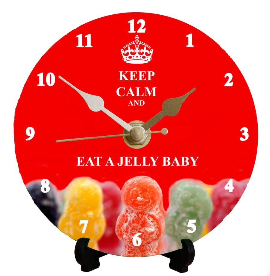 12cm DIY clock kit Jelly Babies - Wall or Desk ... - Folksy