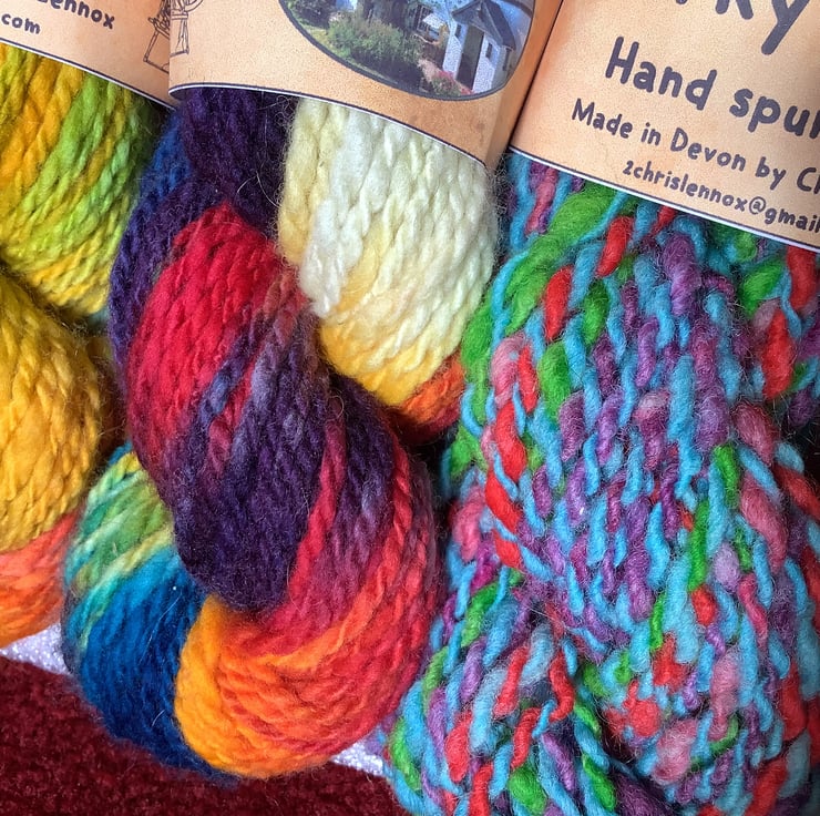 The Quirky Shepherd Hand Spun Yarn - Folksy