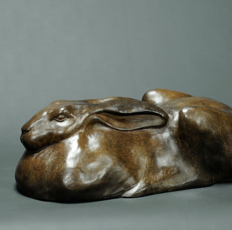 Hare at rest - Folksy