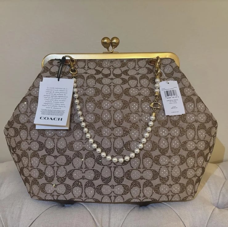 Coach, Large, Crystal, Shoulder Bag in Burnishe... - Folksy