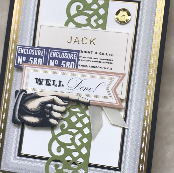 Personalised Luxury Handmade 3D Well Done Card - Folksy