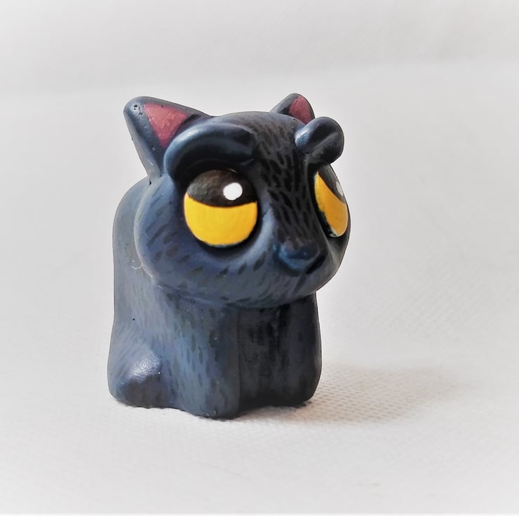 Errol. A cute hand painted resin cat figure Cat... - Folksy