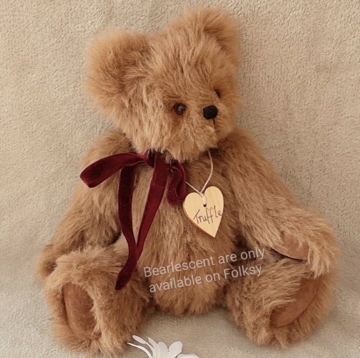 Luxury Alpaca Mohair Collectable Artist Bear. O... - Folksy