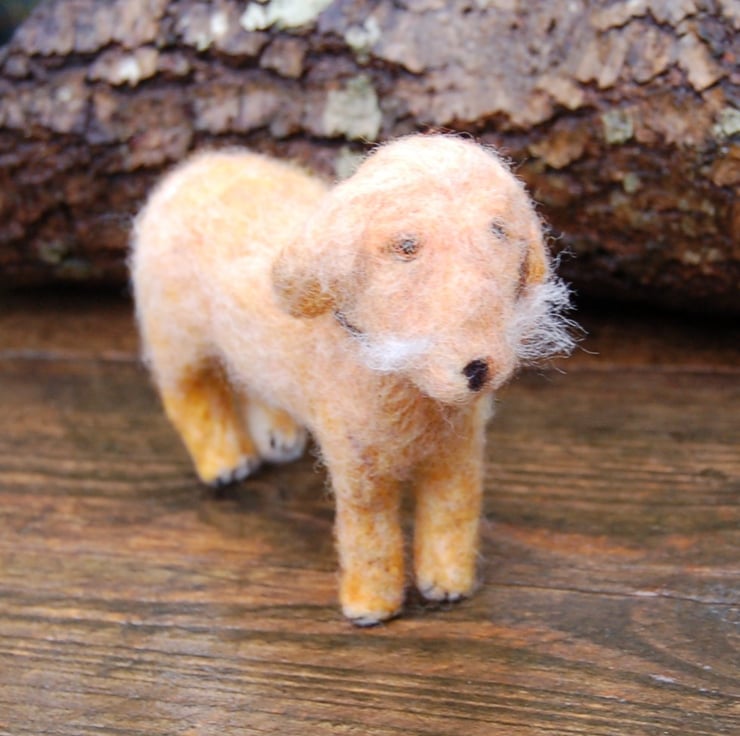 Seconds Sunday - Needle felt Dog - Needle felte... - Folksy