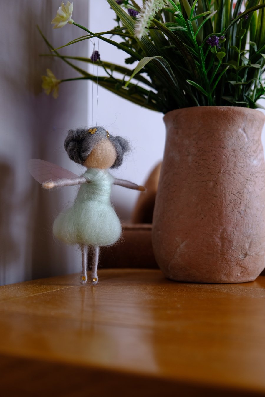 Needle felted nanny fairy - Folksy