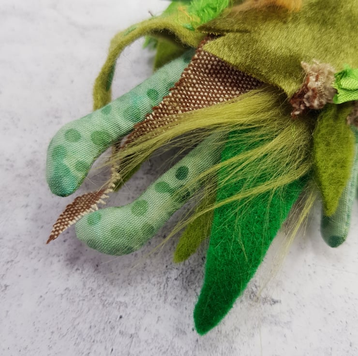 Jenny Greenteeth Miniature Art Doll - Folksy