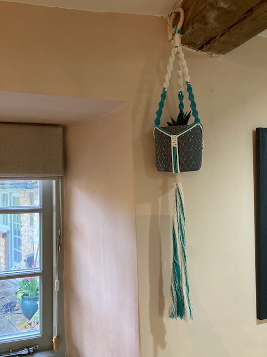 Macrame Plant Holder - Folksy