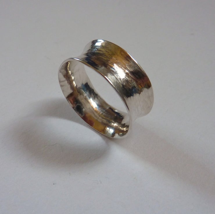 Anticlastic Silver Ring - Folksy