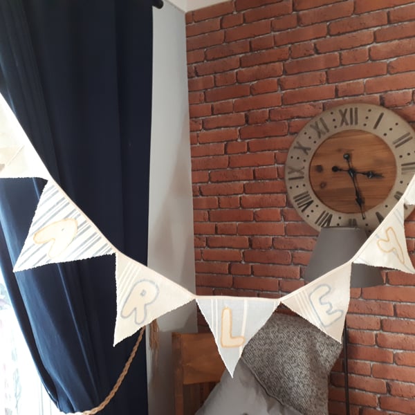 Personalised Nursery Children's room Bunting - ... - Folksy