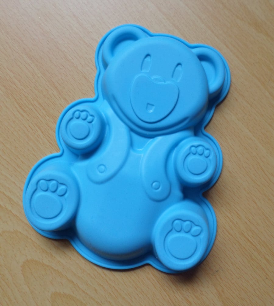 1 x Silicone Craft Mould - 17cm - Bear - Folksy