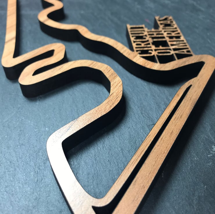 Circuit of the Americas race track Wall decoration - Folksy