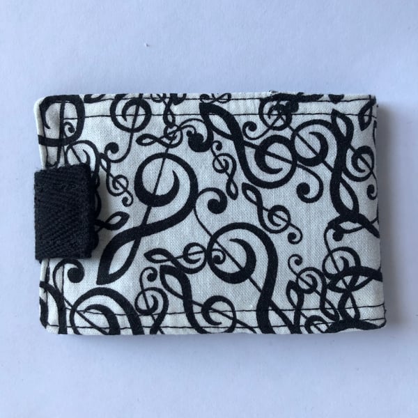 Wallet Card Holder Treble Clef Music Gift Music... - Folksy