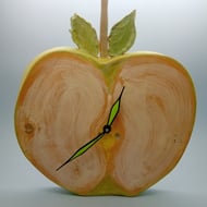Ceramic Apple Clock - Folksy