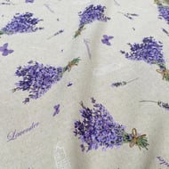 Lavender Table Runner 135 x 40cm Cotton - Folksy