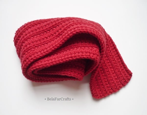 Kids' bright red scarf - Gift for boys - Toddle... - Folksy