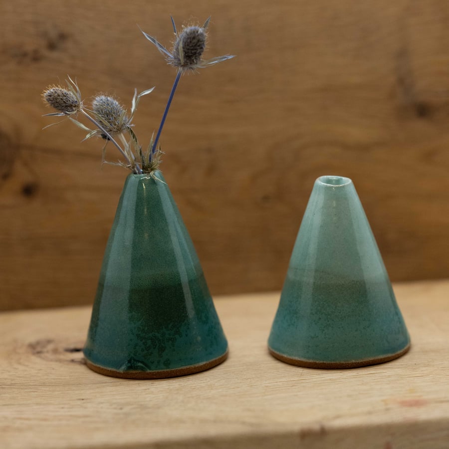 Cute Ceramic Bud Vase - Folksy