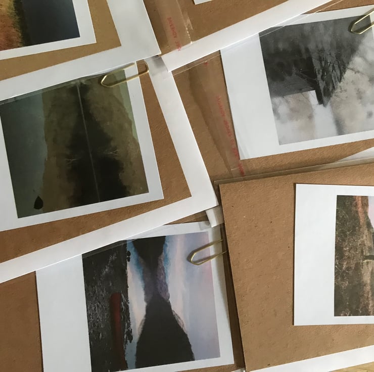 Set of 10 mixed “Polaroid” style photo cards: l... - Folksy