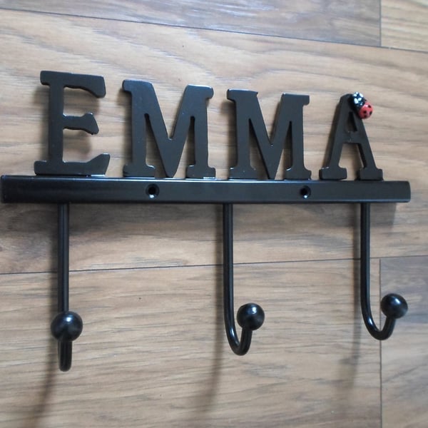 Custom Lettered Coat Rail ........................ - Folksy