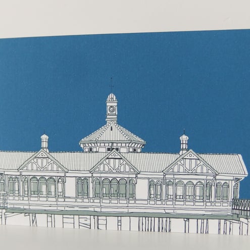 Handmade notebook - Dunoon Pier, Scotland in de... - Folksy