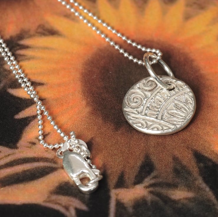 Sunflowers and Sunshine Solstice - Pendant ne... - Folksy