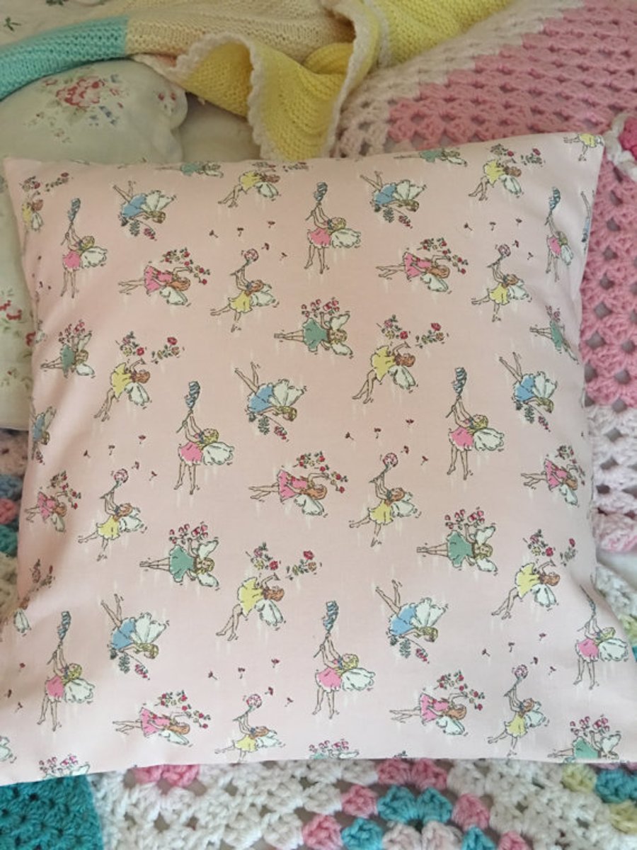 Cushion cover in Cath Kidston Garden Fairies co... - Folksy