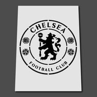 Chelsea Stencil Football Crest Badge Reusable T... - Folksy