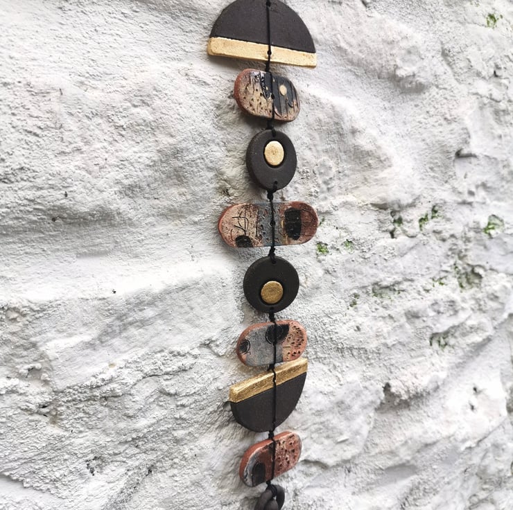 Talisman wall hanging - ceramic wall art-wall h... - Folksy