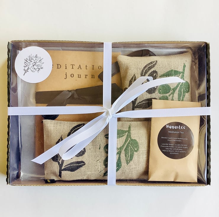 Meditation Gift Set; Lavender Meditation Gift Set - Folksy