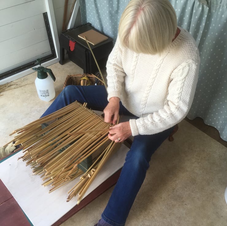 Handwoven Rush Basket or Handbag - Made in Corn... - Folksy