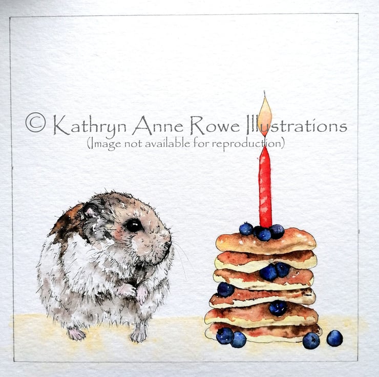Hamster, Dwarf Hamster, Hamster Birthday, Small... - Folksy