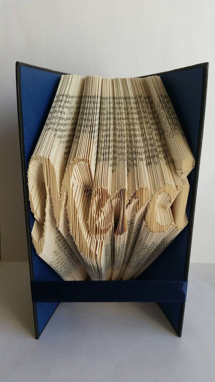 Merci book fold,Thank you, French teacher thank... - Folksy