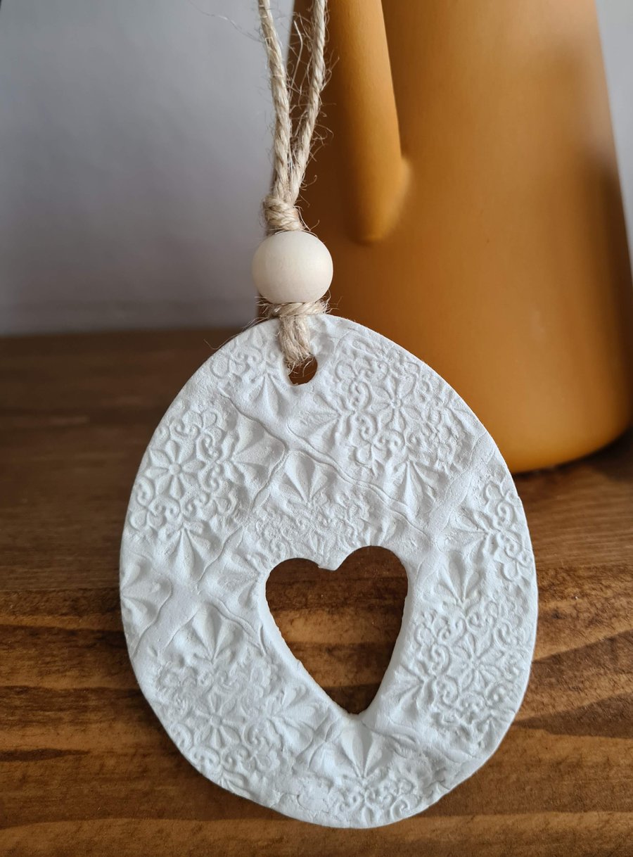 Clay easter tree hanging decoration mothers day... - Folksy