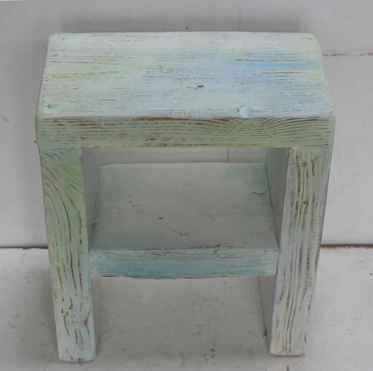 Reclaimed Solid Wood Bedside Table,Coastal,Nau... - Folksy