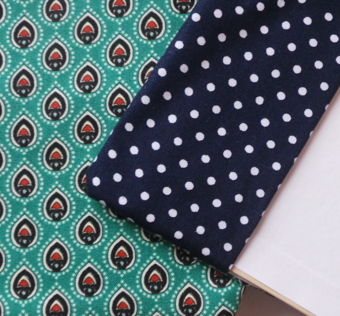 A6 120 page lined hardback notebook Fabric remo... - Folksy