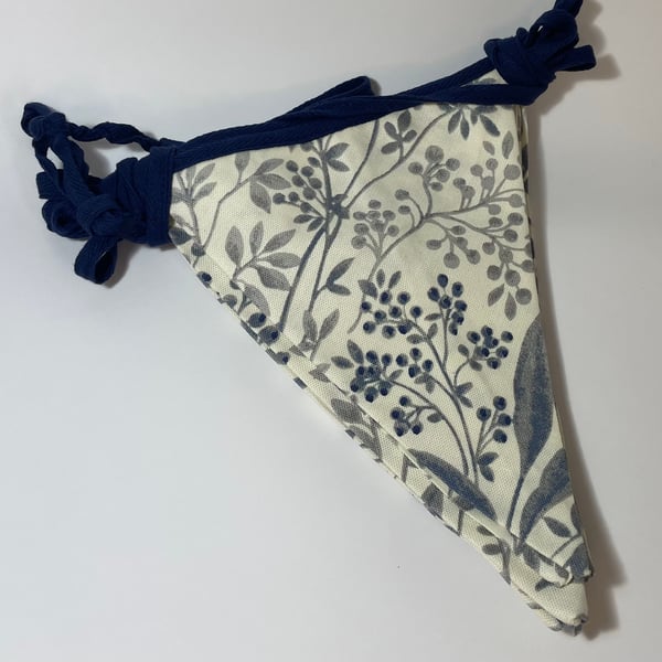 Bunting - Sweet Blue - 11 Flags 4.5m - Folksy