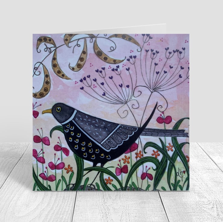 Boxed Greeting Card Set, Colourful Garden Birds... - Folksy