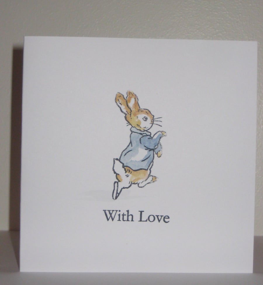 Beatrix Potter Peter Rabbit With Love Greetings... - Folksy