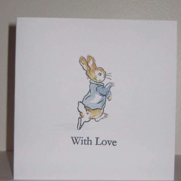 Beatrix Potter Peter Rabbit With Love Greetings... - Folksy