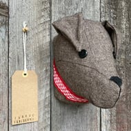 Wall mounted Dog's head - Folksy
