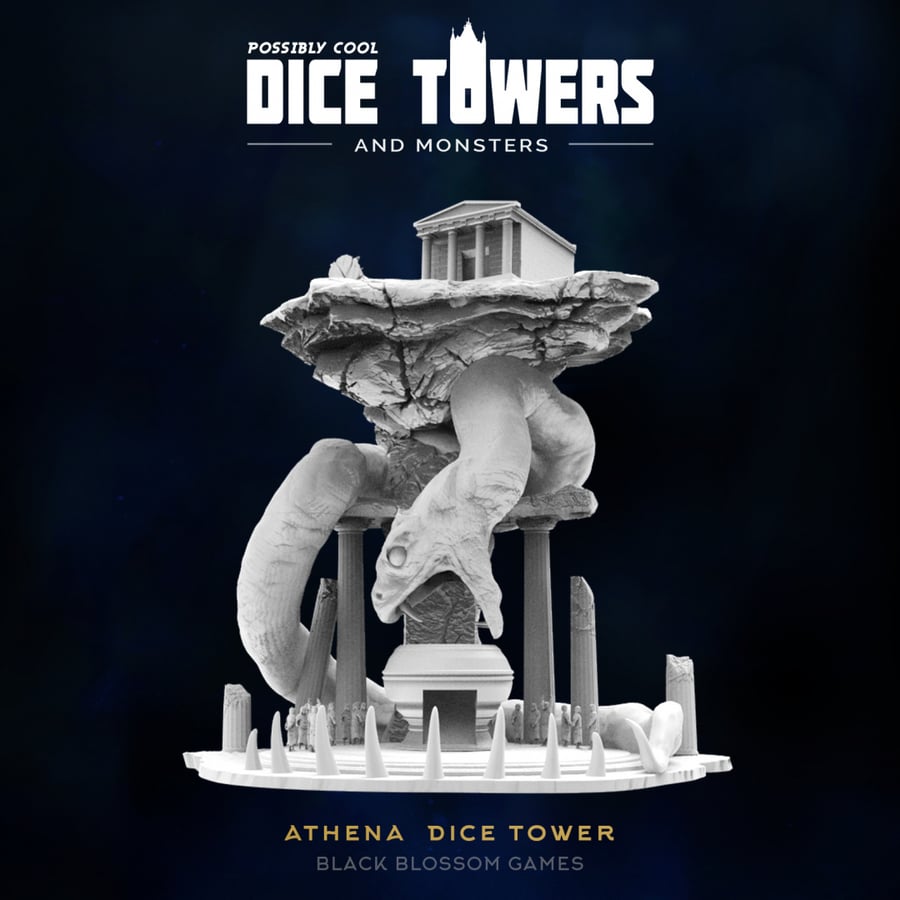 Possibly Cool Dice Towers - Athena - DnD Pathfi... - Folksy