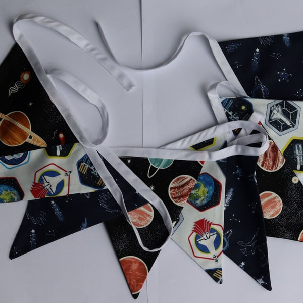 Bunting - space themed bunting, flags, party de... - Folksy