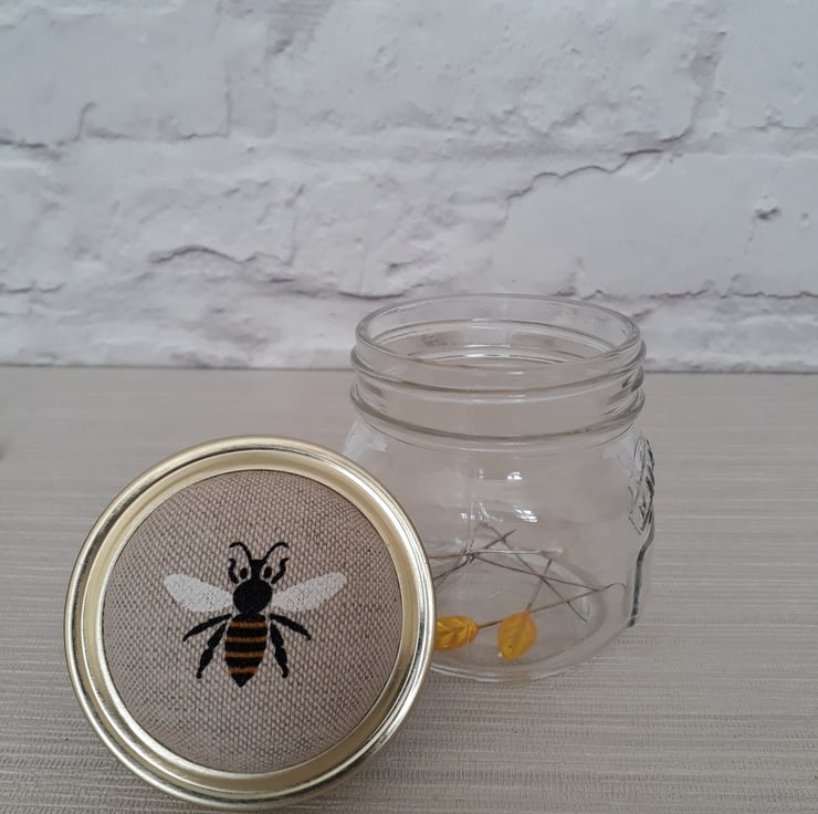 Pin cushion jar with screw lid for pins and nee... - Folksy