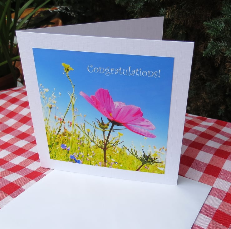 Congratulations! A card featuring an original ... - Folksy
