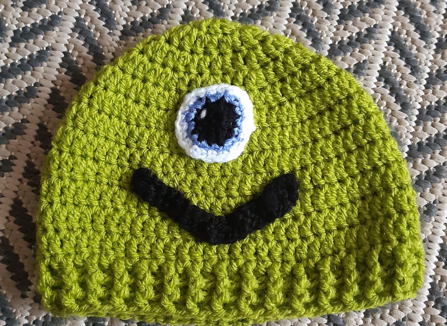 Baby Monster Hat - Folksy