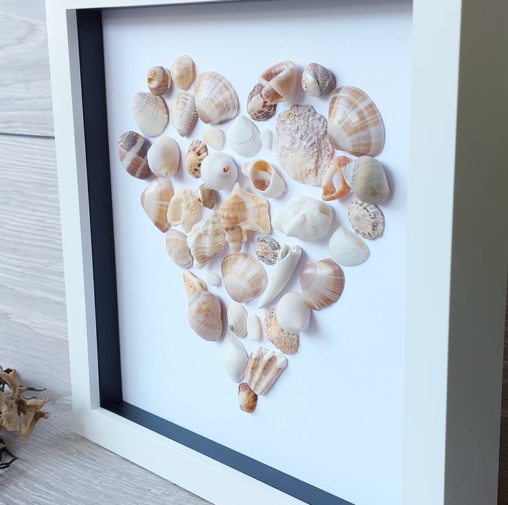 Cornish shell heart - Folksy