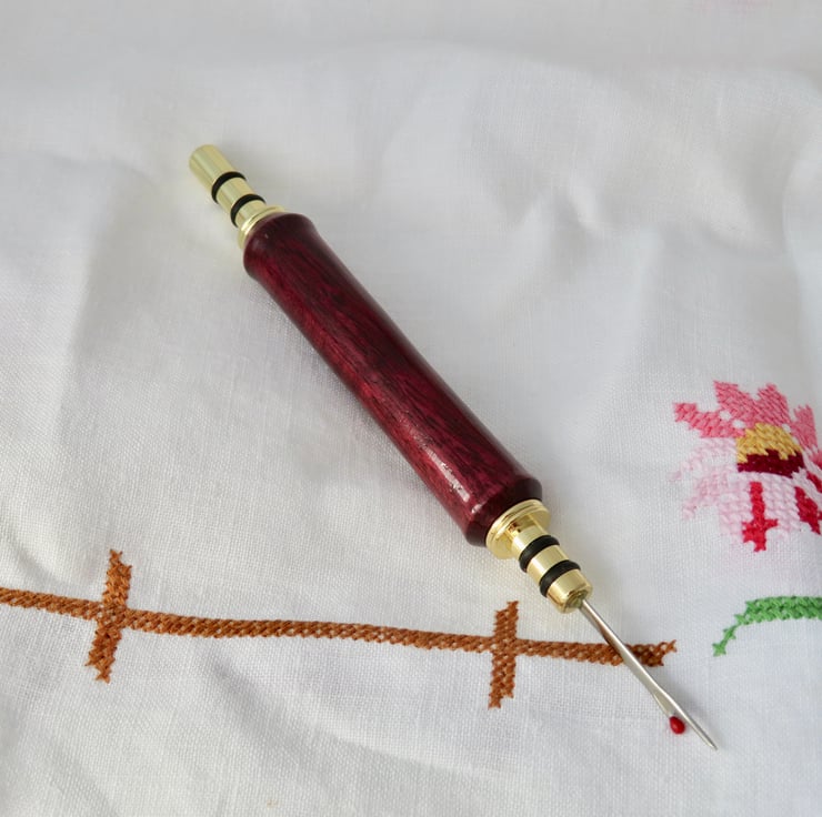 Wood-Turned Seam Ripper with Stiletto - Folksy