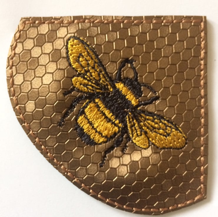 Bee Bookmark - Stitched Corner Bookmark - Bee G... - Folksy