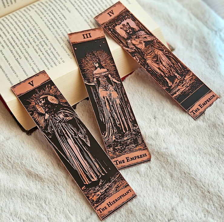 Tarot Bookmarks Set 2 - The Empress, The Empero... - Folksy