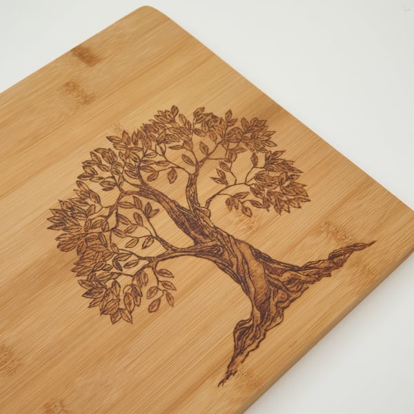 Wooden chopping board kitchen gift - pyrography... - Folksy