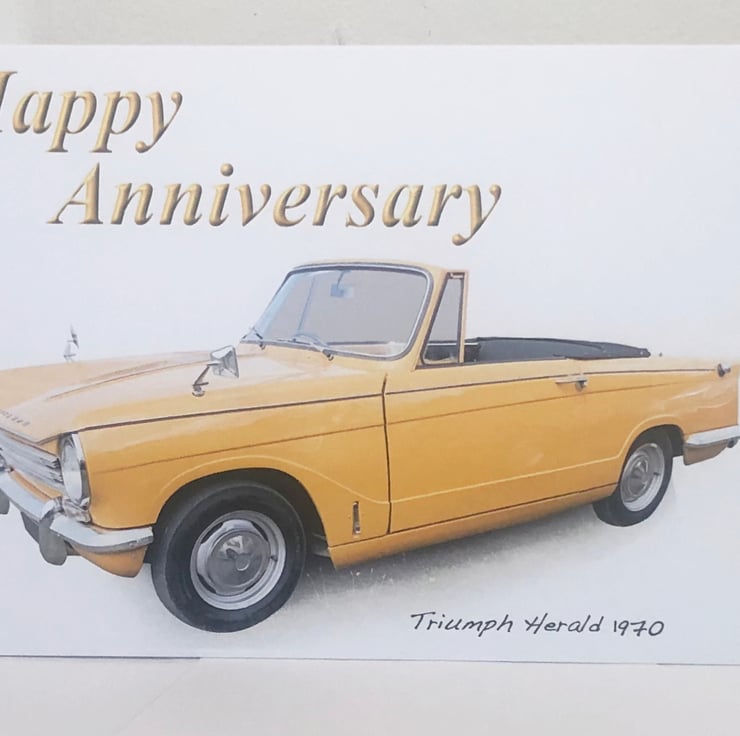 Triumph Herald Convertible 1970 - Birthday, Ann... - Folksy